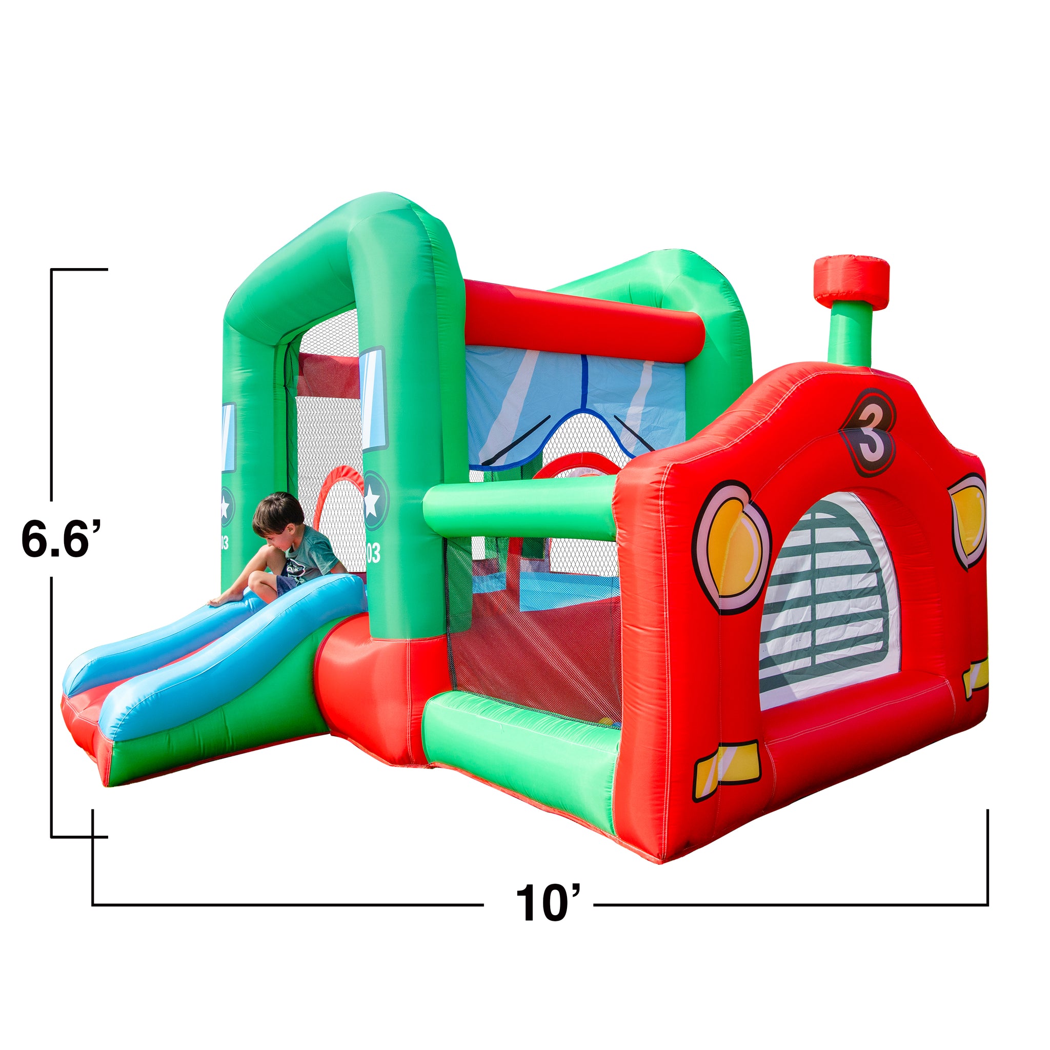 Big Rig Truck Bouncy Castle – CocoNut Pool Floats